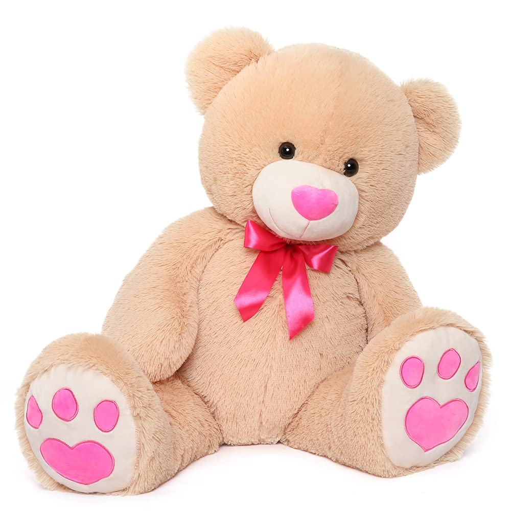 Mua Tezituor Big Teddy Bear Stuffed Animal, Giant Teddy Bear with Pink ...