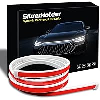 Amazon.com: Car Hood Light Strip, 71 Inches Flexible Exterior Car LED Strip Lights Waterproof ...