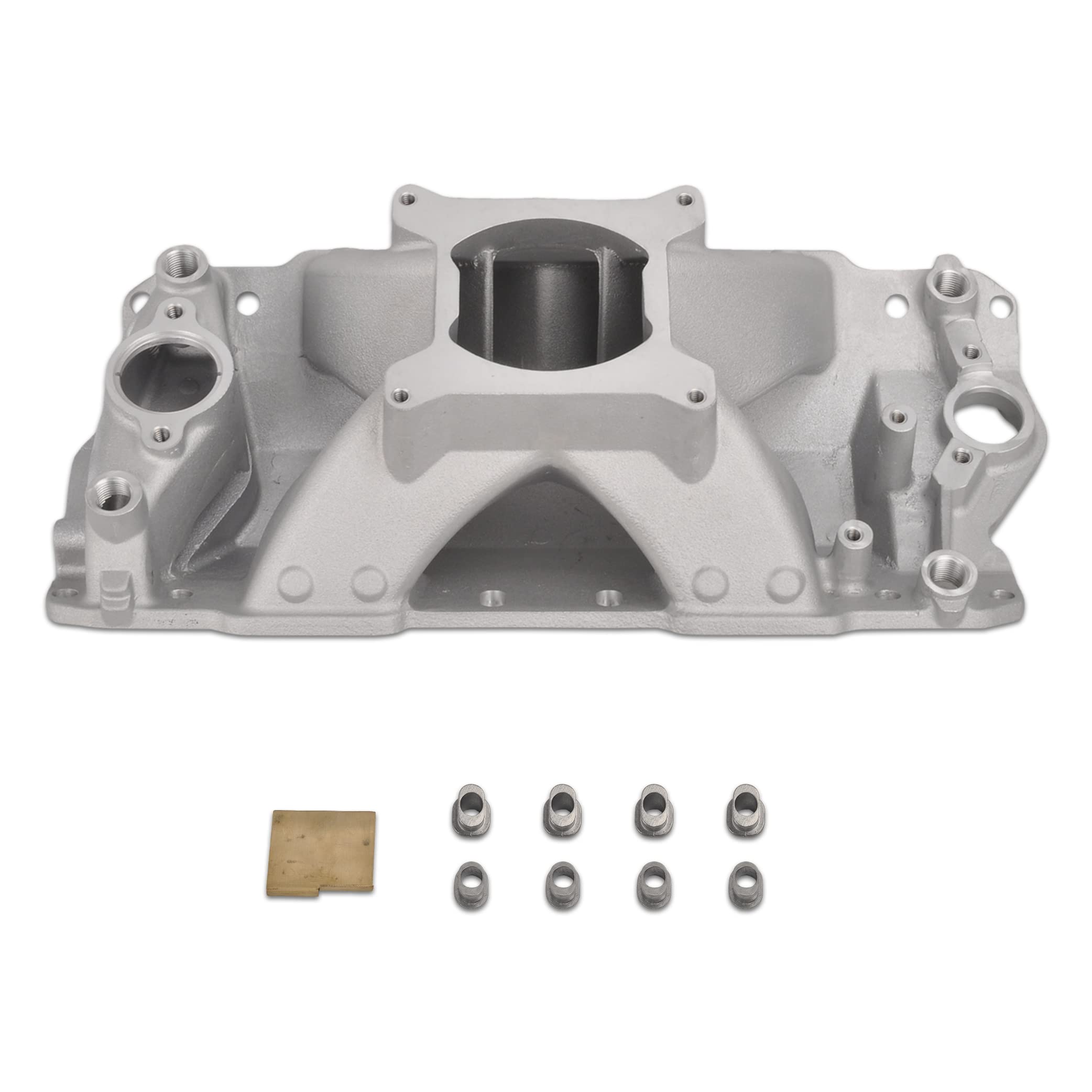 FGJQEFG Intake Manifold Single Plane Cast Satin Finish Aluminum ...