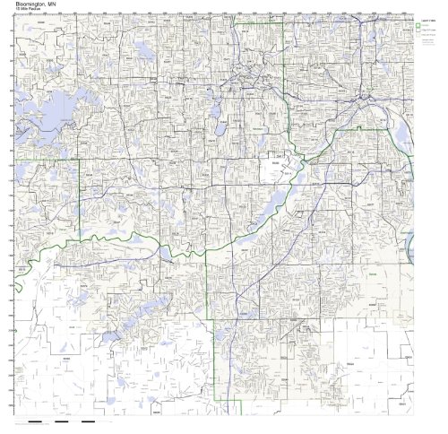 Amazon.com: Bloomington, MN ZIP Code Map Not Laminated: Home & Kitchen