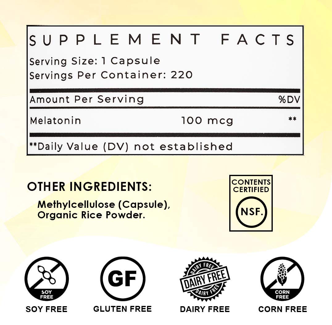 Mua Lifted Naturals Micro Melatonin Family Size - All-Natural Melatonin ...