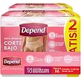 Depend Corte Bajo Ropa Interior Desechable para Incontinencia, Talla ...