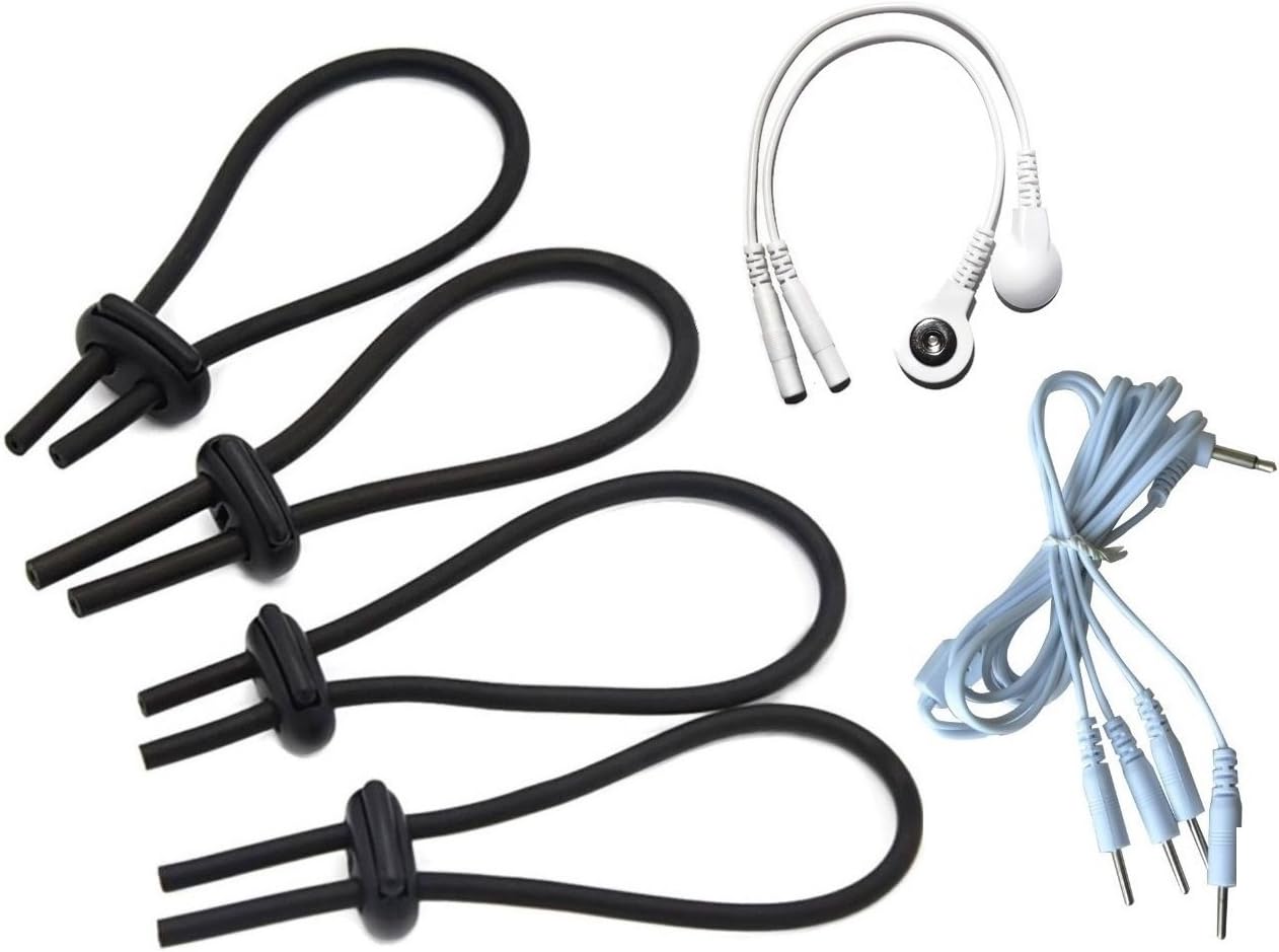 STIMLOOP E Stim Electro Conductive Silicone Rubber Tube Loops + Wire ...