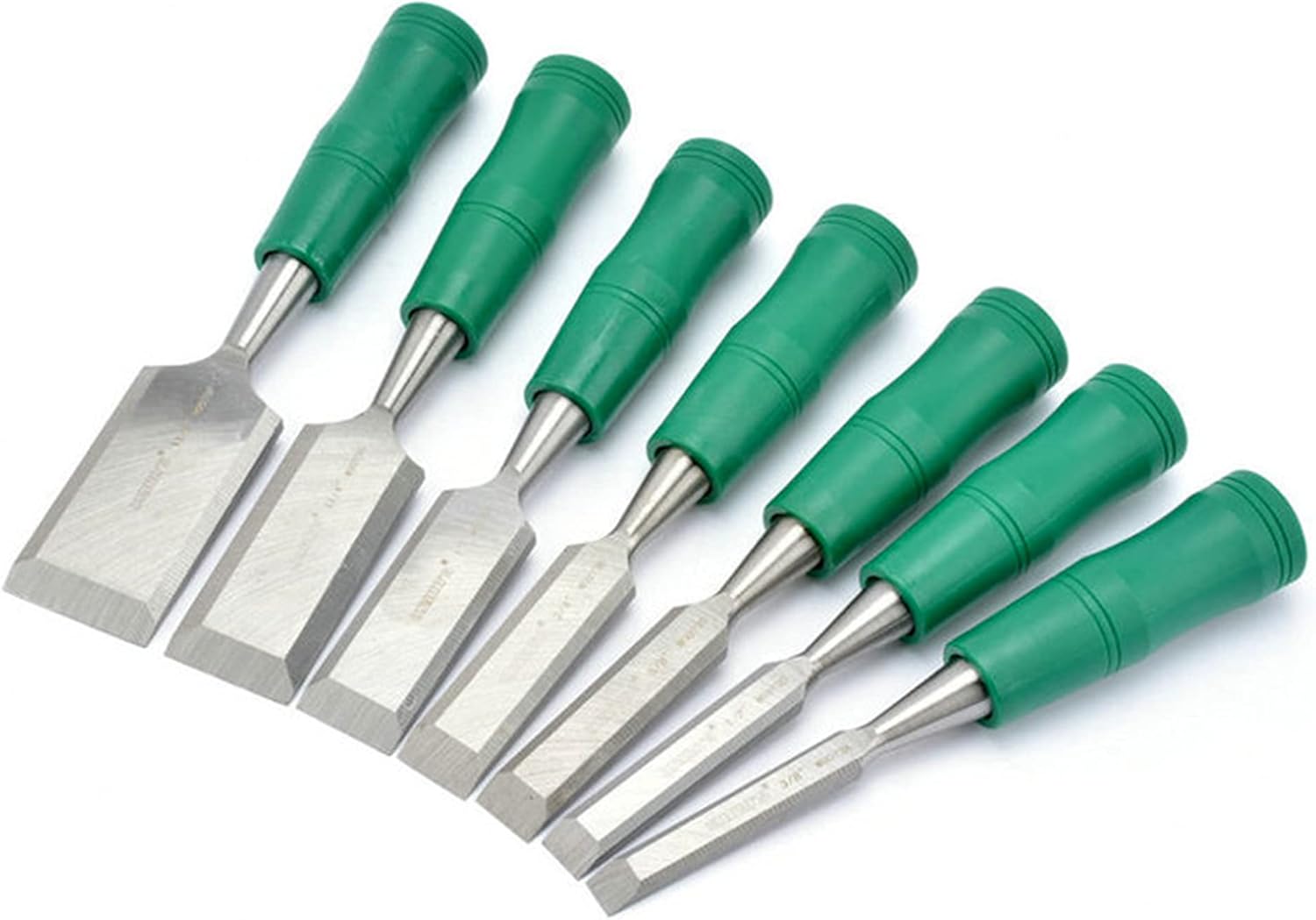 Wood Chisel Set with 7pc Wood Chisel Wood Carving Chisel Set Made of 65#Manganese Steel Wood ...