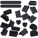 Amazon.com: USB Cover Port Plug Caps - 30Pcs 6 Type Silicone Anti Dust ...