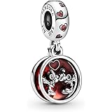 Amazon.com: Pandora Disney Mickey and Minnie True Love Charm 792050CZ ...
