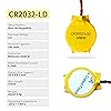 EEMB 10-Pack CMOS Battery CR2032 3V Lithium Battery with Wire Leads and ...