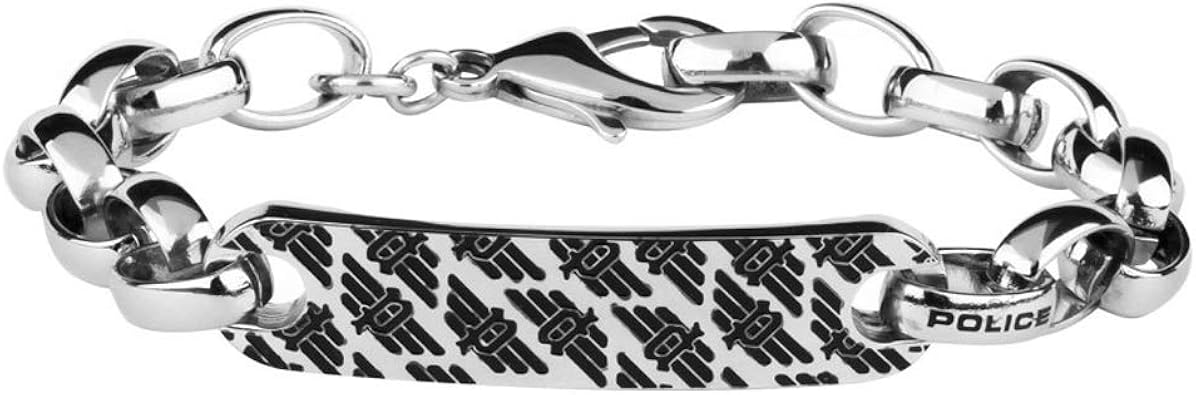 Amazon.com: Police Men Stainless-Steel Bracelet: Jewelry