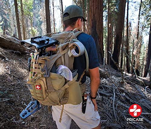 Emergency Survival First Aid Kit with Tourniquet, 6" Israeli Bandage ...