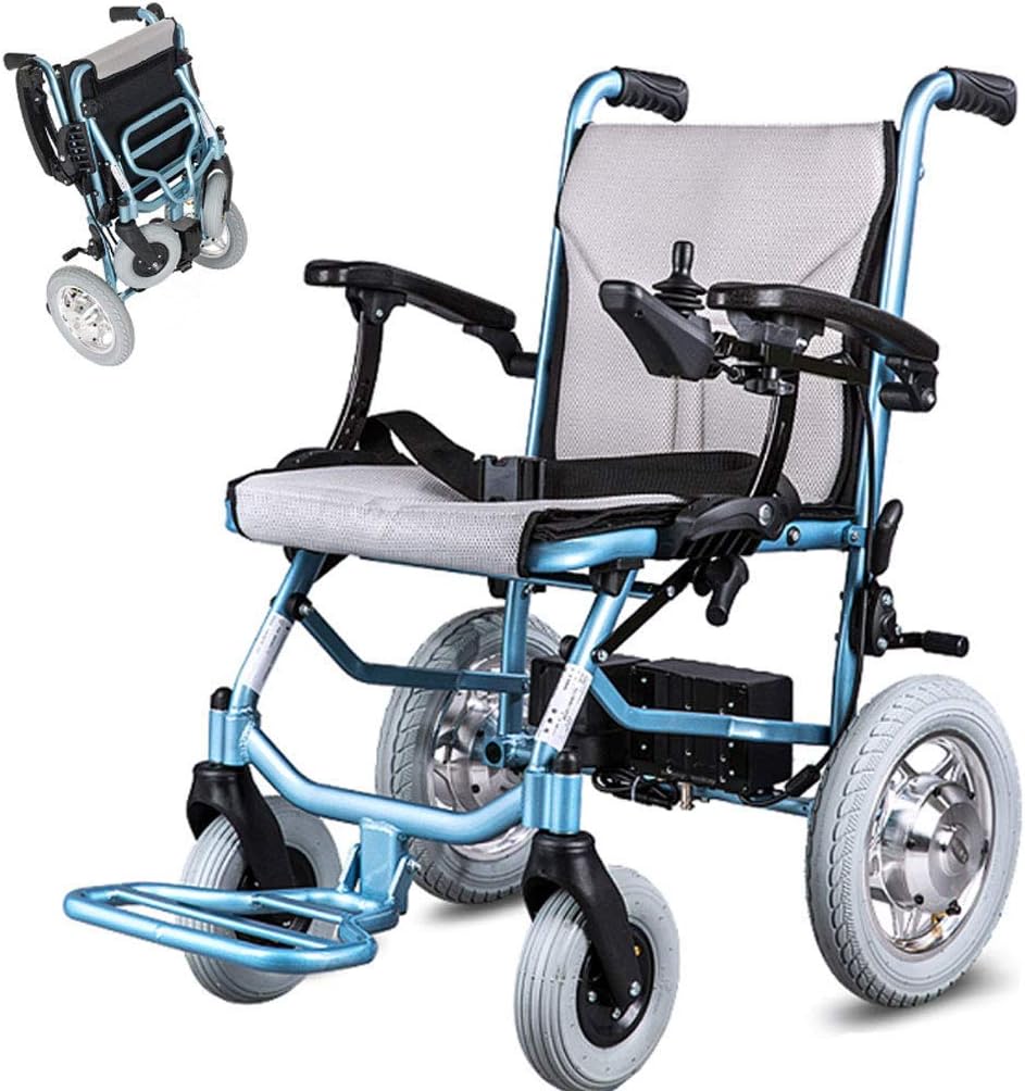 Inklapbare elektrische rolstoel, elektrische rolstoel, lichtgewicht ...