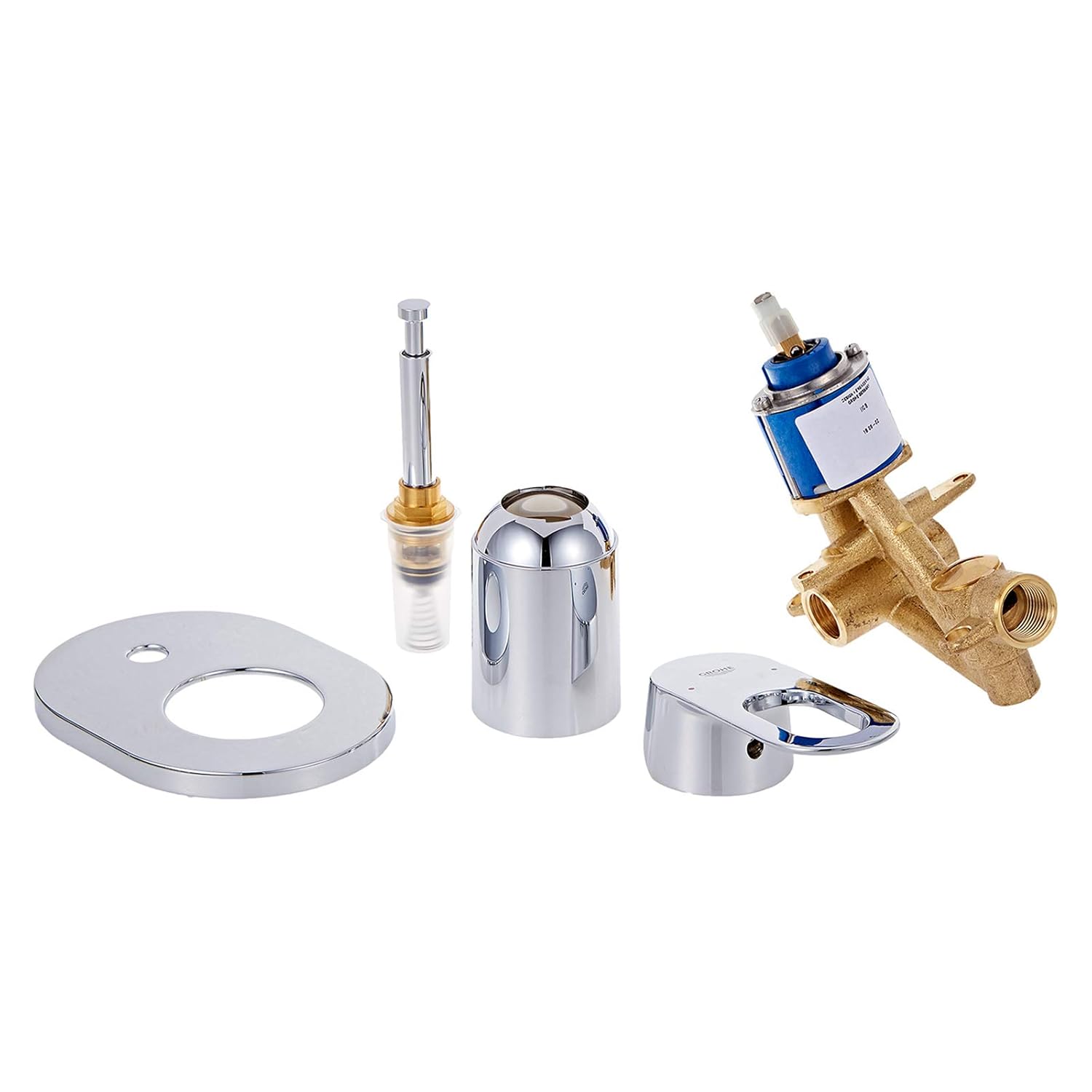 Grohe Bauloop Single-lever Bath Mixer (Silver. 29041000) : Amazon.in ...