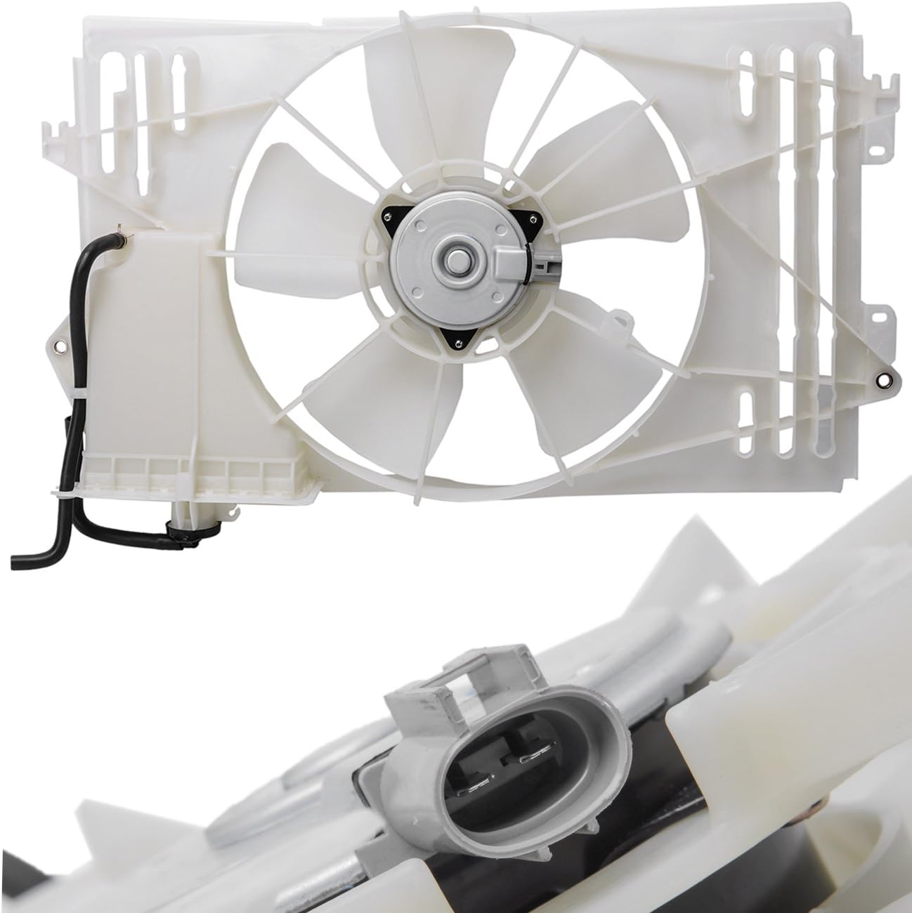 Amazon.com: TOPAZ 16361-0D090 Radiator Fan Assembly for 2003-2008 ...