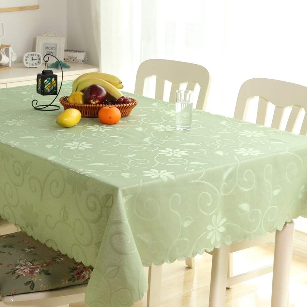 FJPTREN Tischdecke Ornamente Seidenglanz Schmutzabweisend Abwaschbare ...