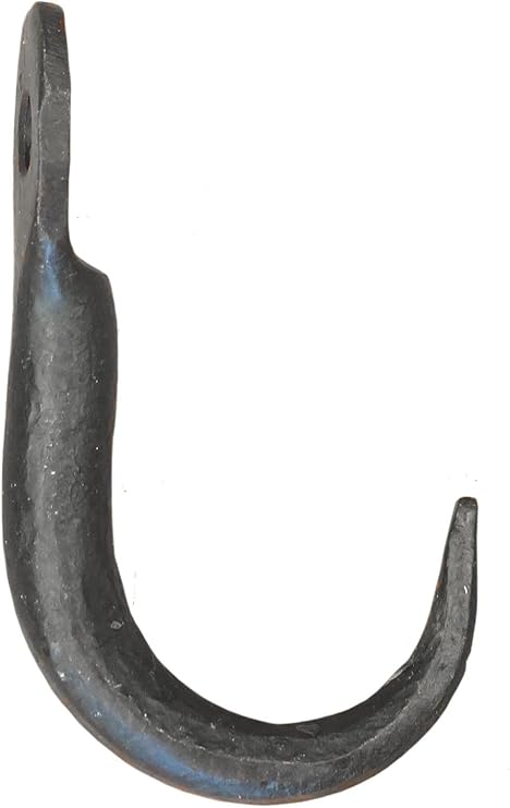 Black Wrought Iron Butcher's Meat and Game Hooks (Tiny Meat Hook ...