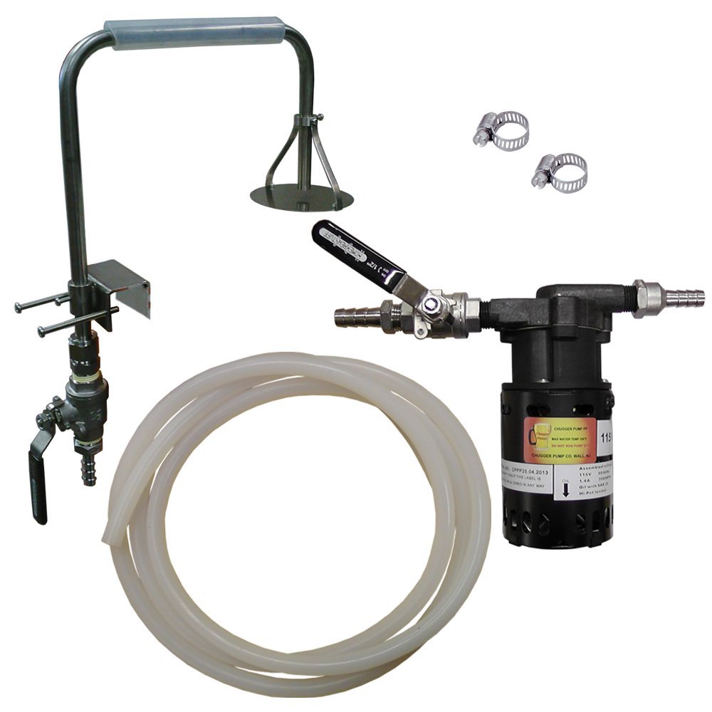 HomeBrewStuff Recirculating Sparge Arm Combo Kit with Chugger Pump ...