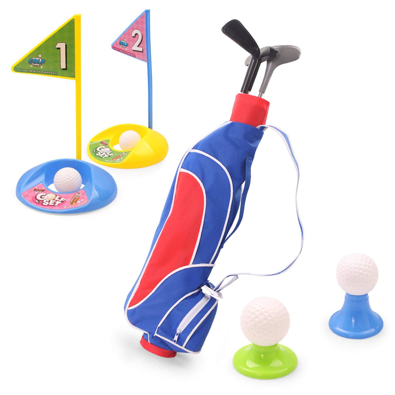 Kids Golf Clubs,Toddler Golf Set,mini Golf Set,3 Clubs,1 Bag,4 Balls,2 ...