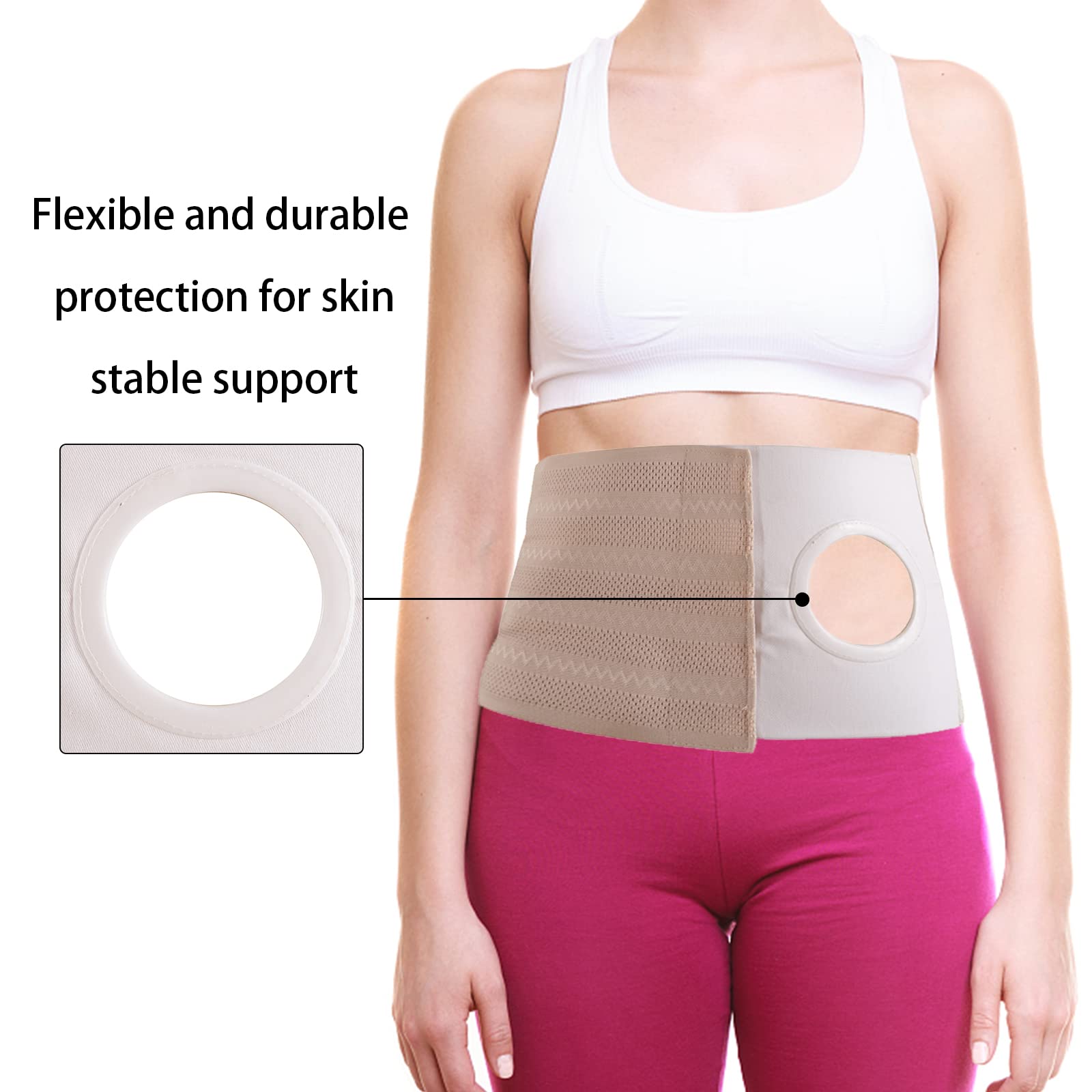 Mua Ostomy Belt Adjustable Ostomy Abdominal Binder Colostomy Belt ...