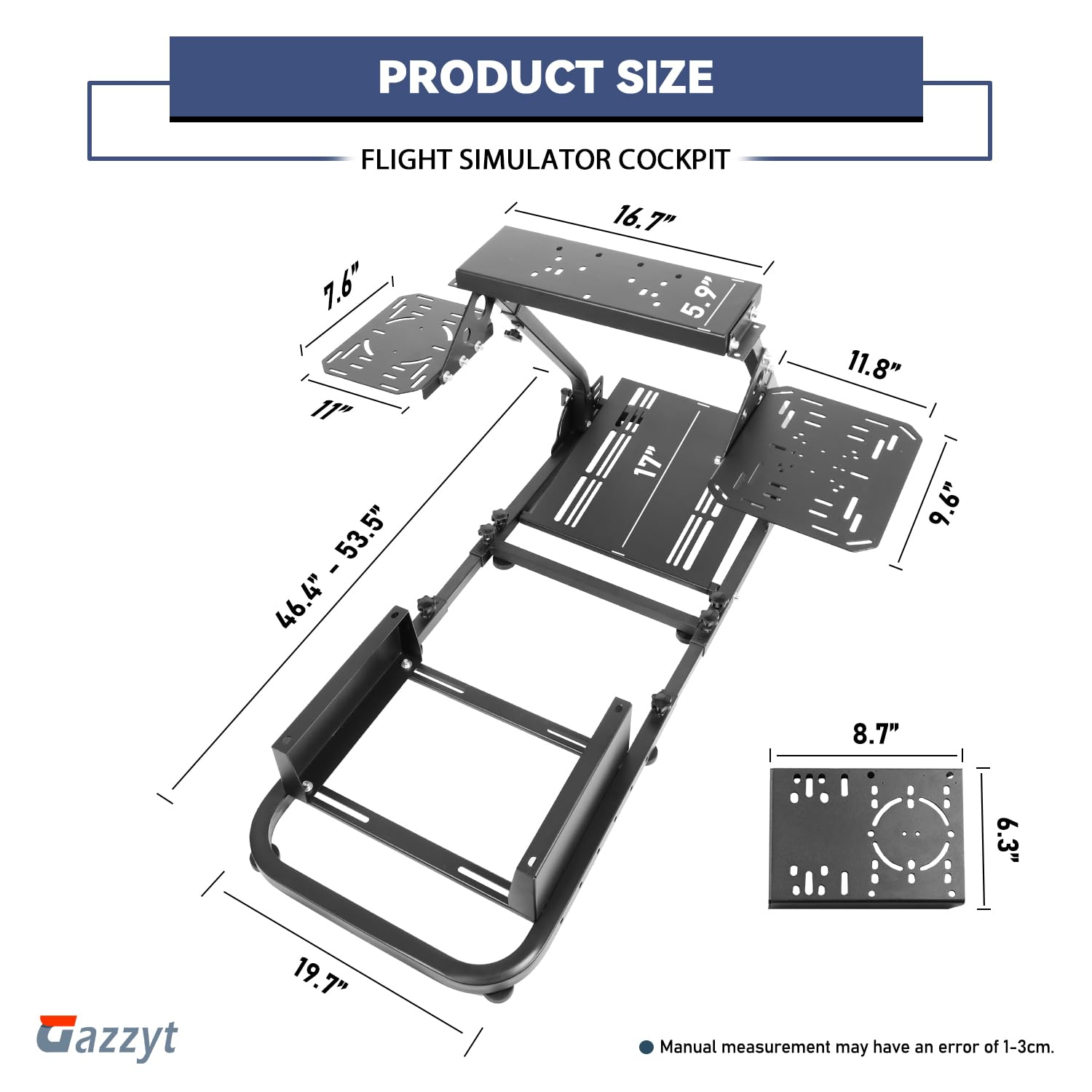 Mua Gazzyt Racing Simulator Cockpit Sim Flight Cockpit Fit for Logitech ...