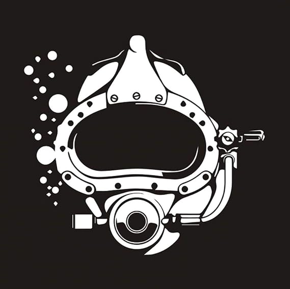 Amazon.com: Scuba Diving Vinyl Decal Car Sticker with Kirby Morgan ...