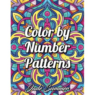 Buy Color by Number Patterns: An Adult Coloring Book with Fun, Easy ...