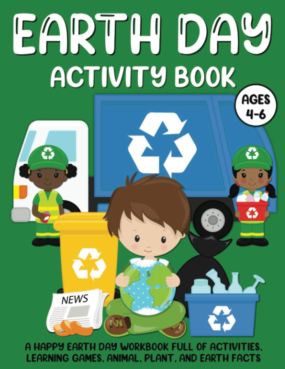 Mua Earth Day Activity Book for Kids Age 4-6: A Happy Earth Day ...