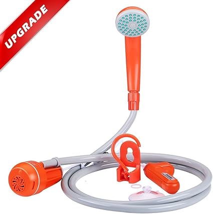 Acetek Douche de camping portable, rechargeable par USB, Kit de douche ...