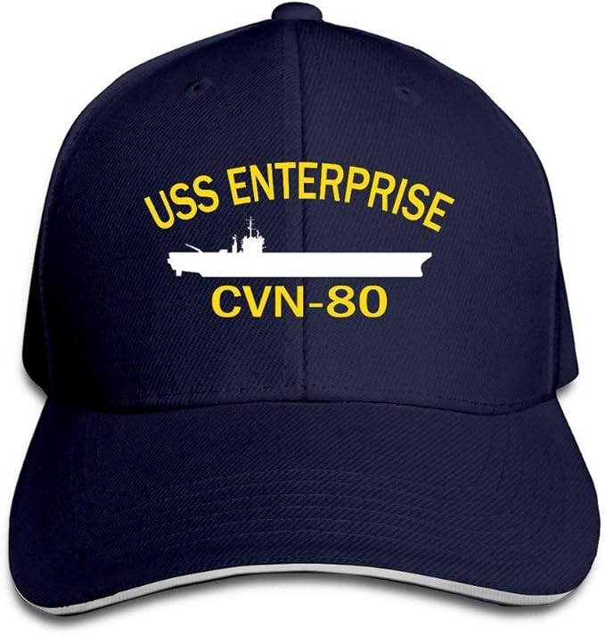 YVES USS Enterprise CVN-80 Baseball Cap Navy: Amazon.de: Bekleidung