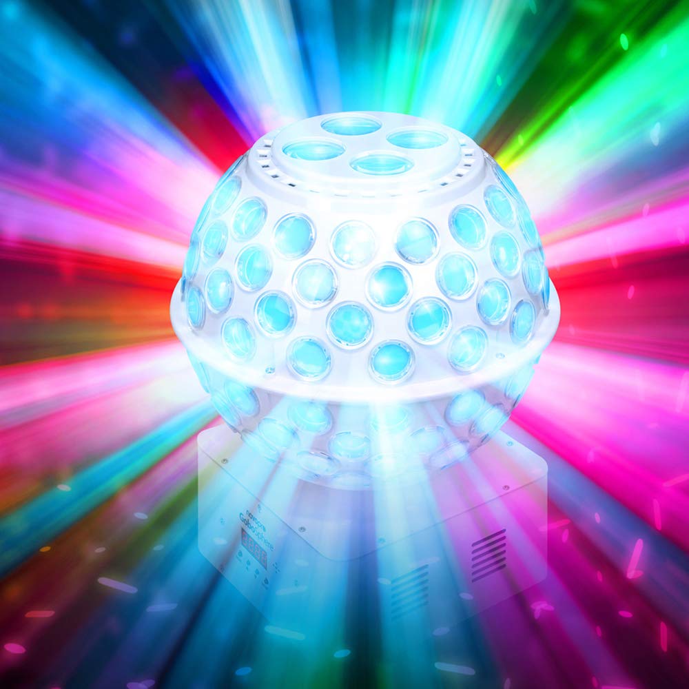 Novopro GoboSphere Rotating LED Light Sphere DJ Disco Party Lighting ...