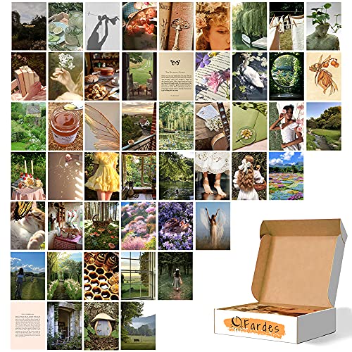 Cottagecore Room Decor, Aesthetic Cottagecore Wall Collage Kit, Witchy ...