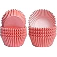 Amazon.com: Pink Standard Cupcake Liners 200 Pcs:Pink Cupcake Muffin ...