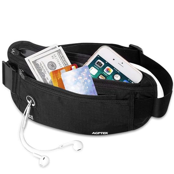 Travel Money Belt, Bumbag Festival for Men Travelling Anti Theft, RFID ...