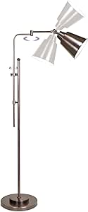 OttLite 25592BRX 25-Watt Provo Floor Lamp, 65.5", Rubbed Bronze - Ott ...