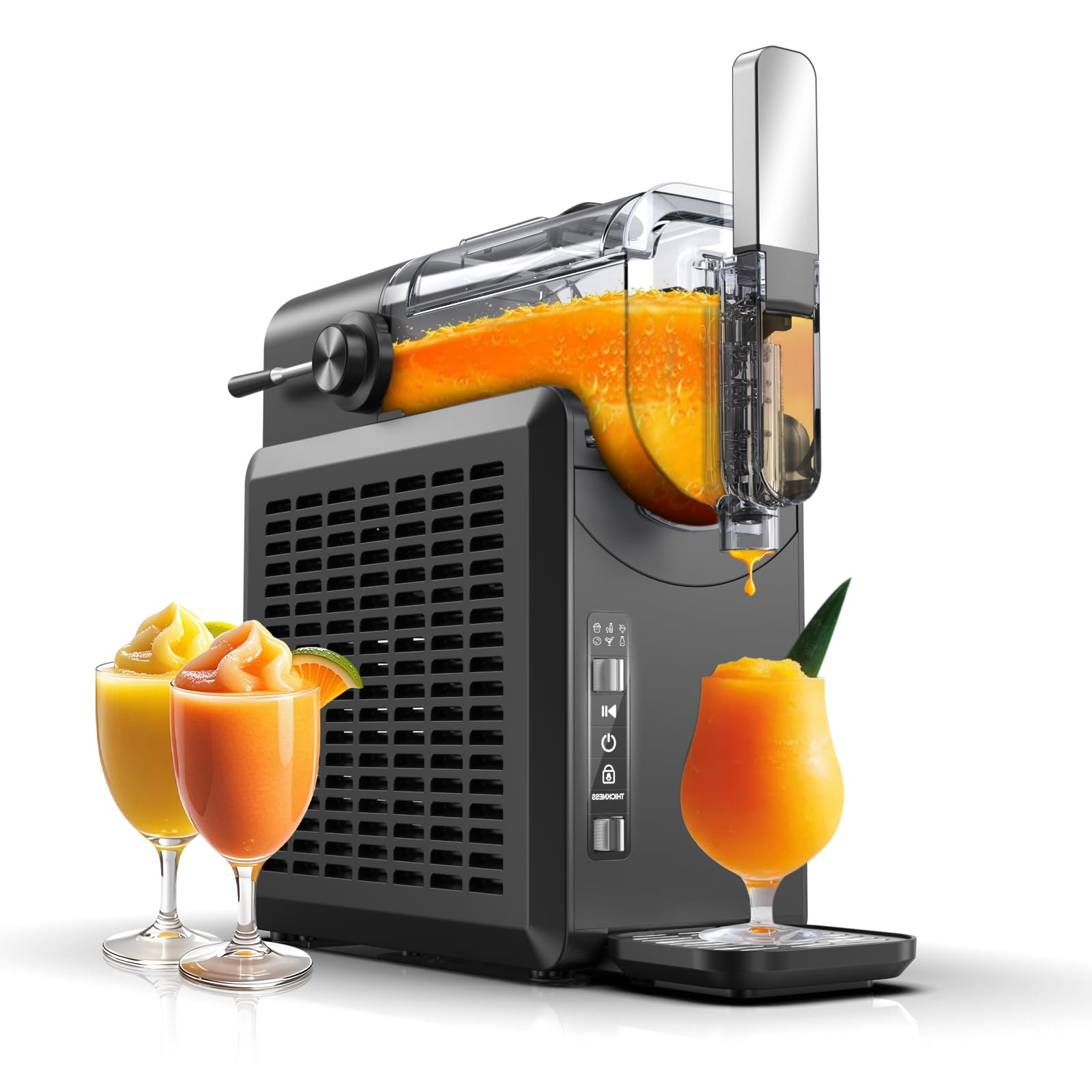 Slushie Machine, 15-Minute Professional Slushy Machine for Home, Frozen ...