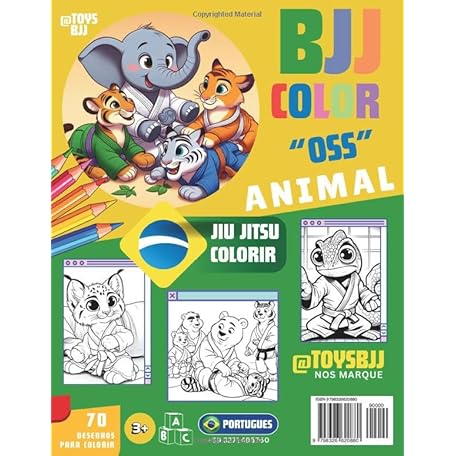 Mua BJJ COLOR ANIMAL - Colorir desenhos de Brazilian Jiu Jitsu - 2 ...
