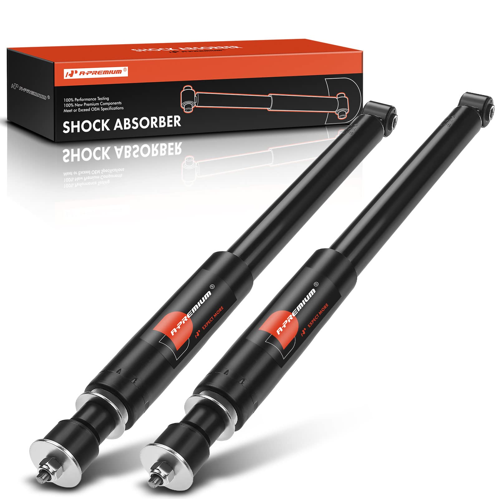 A-Premium Rear Pair (2) Shock Absorber Compatible with Mercedes-Benz ...