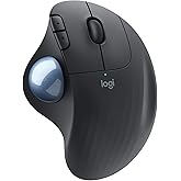 Amazon.com: Logitech Ergo M575S Wireless Trackball Mouse, Wireless Ergonomic Mouse with ...