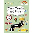 Cars and Trucks Activity Book for Preschool Kids: Colors, Numbers ...