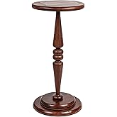 Amazon.com: Creative Co-Op Ergo Pedestal Cocktail Side Table, Dark ...