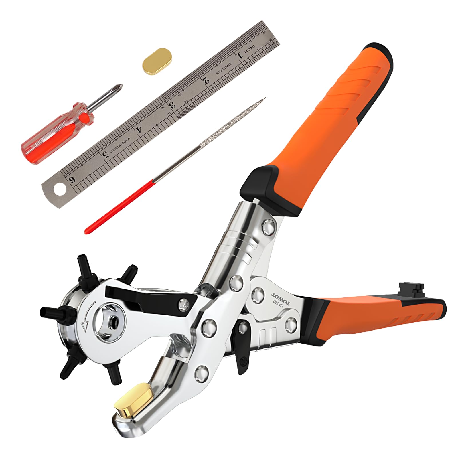 Mua TOWOT Belt Hole Puncher Kit, Upgraded Version Leather Hole Punch ...