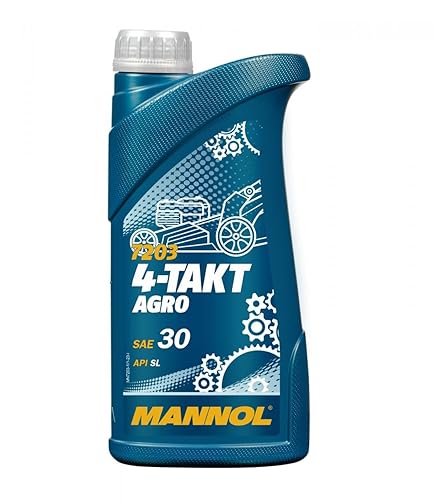 SAE 30 Full Synthetic Lawn Mower Oil by Mannol, Generator Lubricant ...