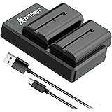 Amazon.com: TURPOW NP-F970/NP-F550 Battery and Charger Set, Compatible with Sony NP F570 F750 ...