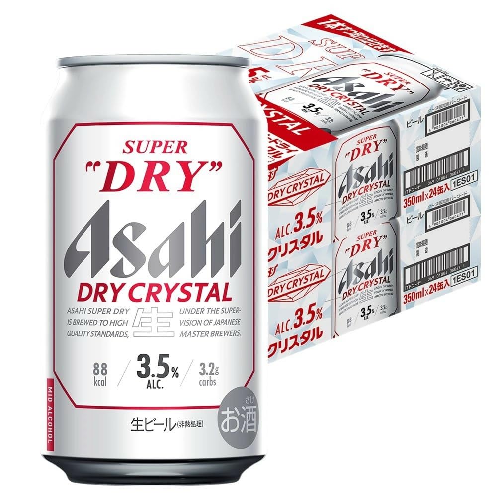 Mua Asahi Super Dry Crystal 3.5% 11.8 fl oz (350 ml) x 48 Bottles trên ...