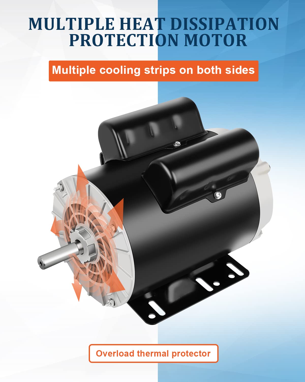 Mua 2HP Electric Motor, Single Phase General Motor, 5/8"Shaft Diameter ...