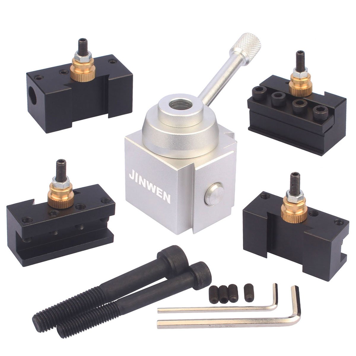 Jinwen Tooling Package Mini Lathe Quick Change Tool Post & Holders ...