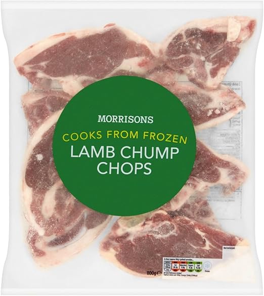 Morrisons Frozen Lamb Chump Chops, 800g (Frozen): Amazon.co.uk: Grocery
