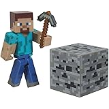 Amazon.com: Minecraft Steve with Pickaxe Figure, 5" : Toys & Games
