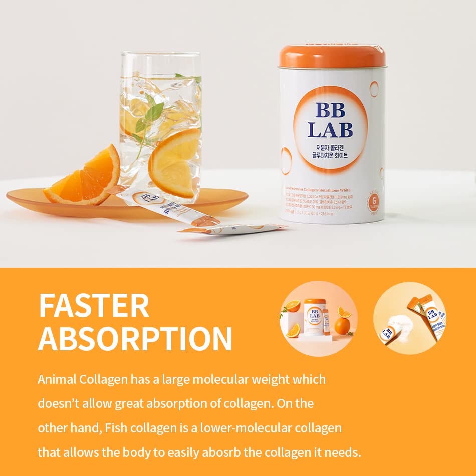 BB LAB Collagen Glutathione White, Low Molecular Collagen & Glutathione ...