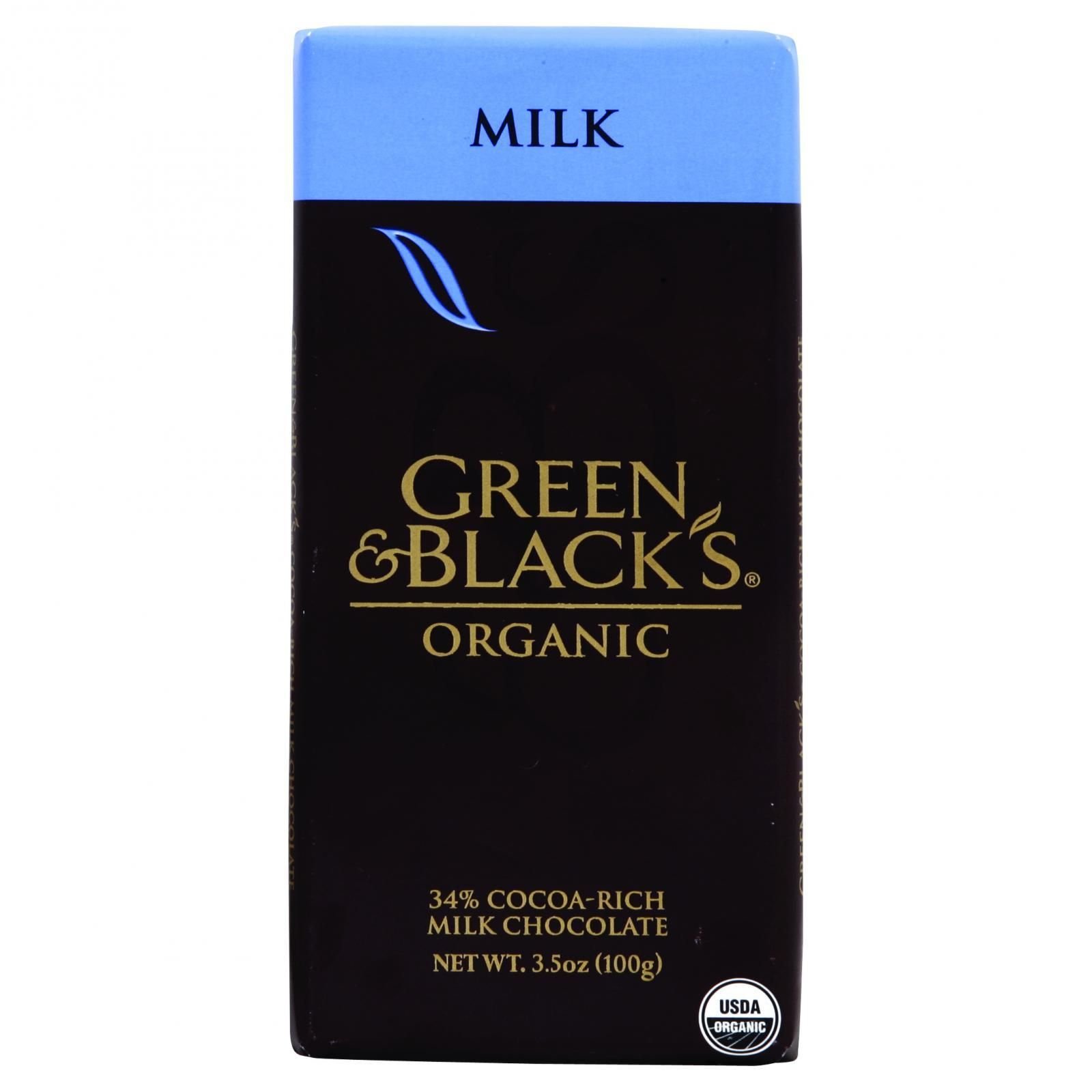 Amazon.com : Green & Black's Organic Chocolate Bar, 70% Cocoa, 3.5 oz ...