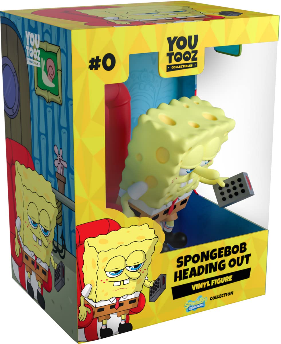 Youtooz Spongebob Heading Out 3 inch Vinyl Figure, Funny Internet Meme ...