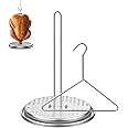Amazon.com : BBQration Turkey Chicken Poultry Rack Set for Deep Frying ...